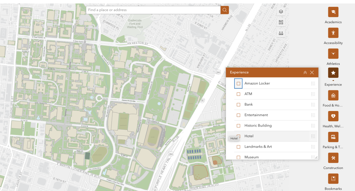Navigating Campus is Easier with a New UT Map | Campus Operations